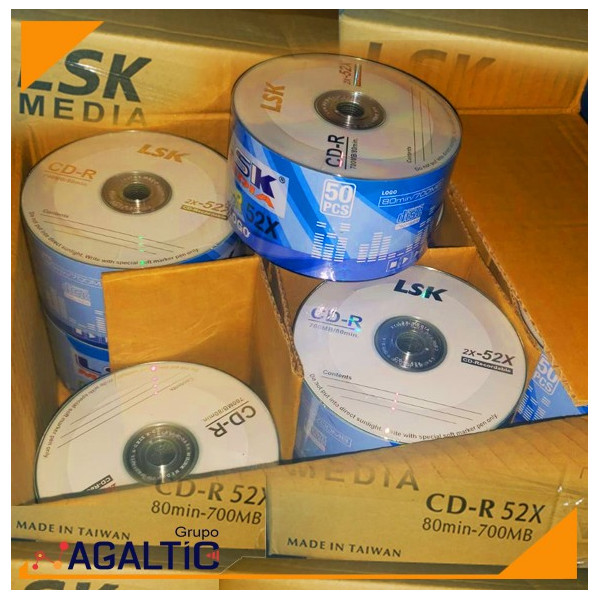 CD-R GRABABLE LSK - Cono x 50 / cd-r LSK