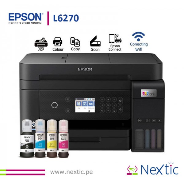 Impresora Multifuncional Epson EcoTank L6270 ADF Wi-Fi