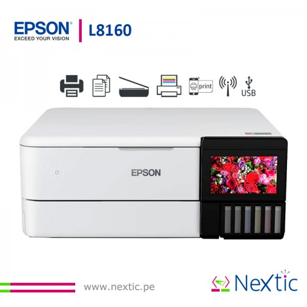 Impresora Multifuncional Fotográfica Epson EcoTank L8160